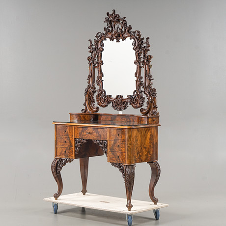A Neo-Rococo dressing table, second half of the 19th century. Furniture ...