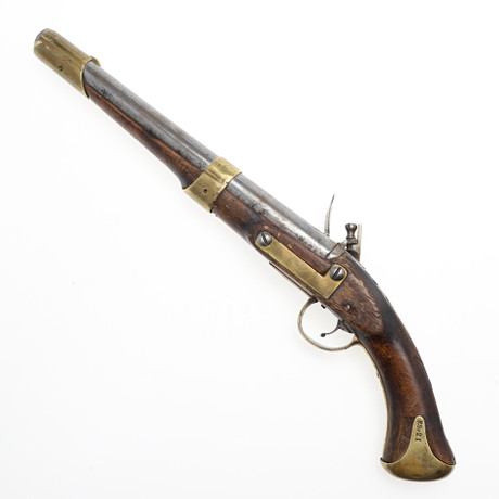 FLINTLOCK PISTOL, m/1807, bouncer, Sweden. Weapons & Militaria - Guns ...