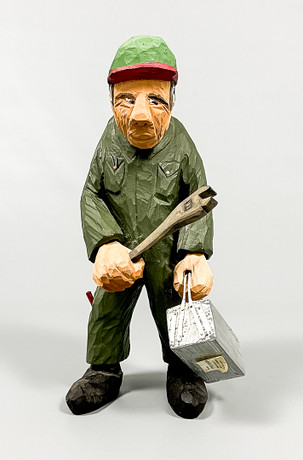 TYKO WREDIN. A SCULPTURE, “Mekaniker”, labelled, Gothenburg. Art ...