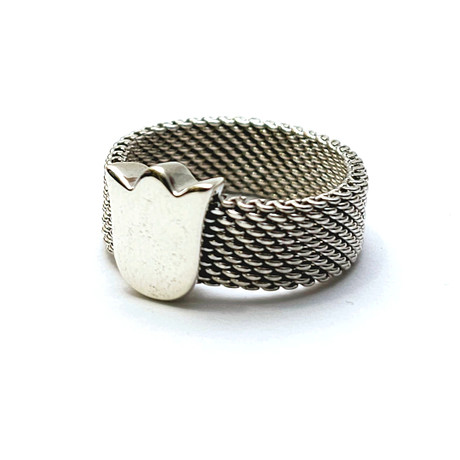 SILVER TOUS RING WITH MESH. Jewellery & Gemstones - Rings - Auctionet
