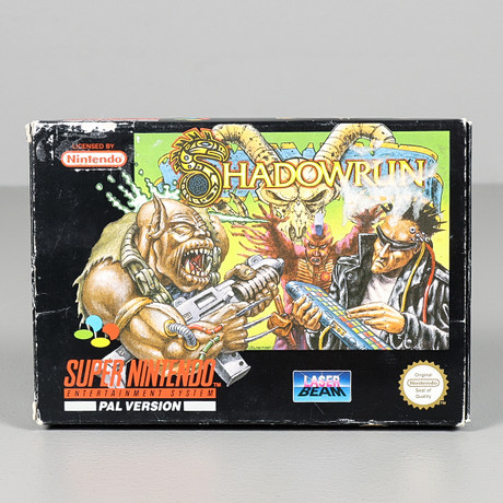 SHADOWRUN, Nintendo, SNES, video game, complete. Toys - Toys - Auctionet