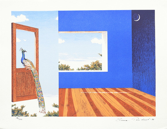 SUNE RUDNERT. Composition, lithograph in colours, signed and dated -84 ...