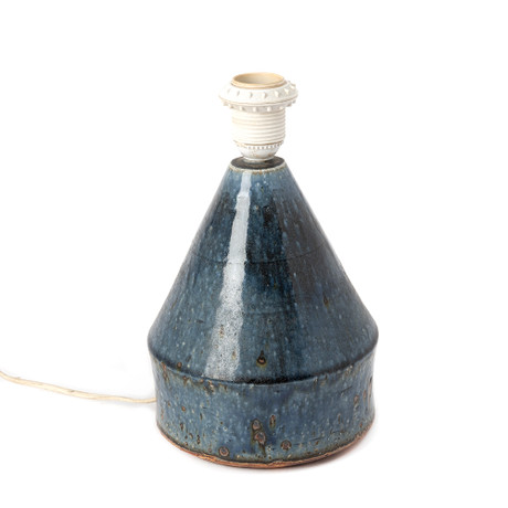 MARIANNE WESTMAN. Bordslampa, glaserat stengods, Rörstrand Ateljé, ca ...