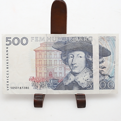 BANKNOTE, SEK 500, misprinted, Sweden, 1986. Coins, Medals & Stamps ...