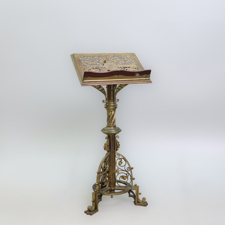 A VICTORIAN BRASS CHURCH LECTERN, CIRCA 1870. Silver & Metals - Pewter ...