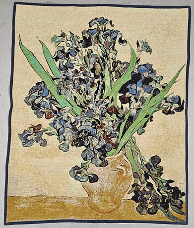 “VAN GOGH'S LILIES”. MECHANICAL TAPESTRY. Carpets & Textiles - Textiles ...