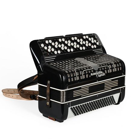 DRAGSPEL, Blomström, Superior. Samlarföremål - Musikinstrument - Auctionet