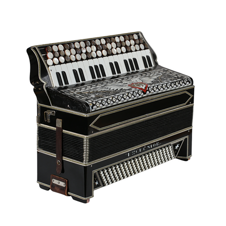 An accordion, Excelsior, Ragnar Sundqvist, Stockholm, made in Italy ...