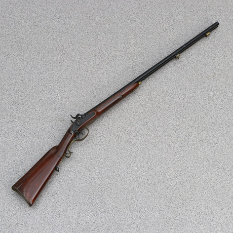 PERCUSSION LOCK SHOTGUN. 19th century. Estuary charger. Weapons ...