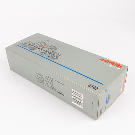 MÄRKLIN 3747 electric locomotive EGv2, instruction, original packaging ...