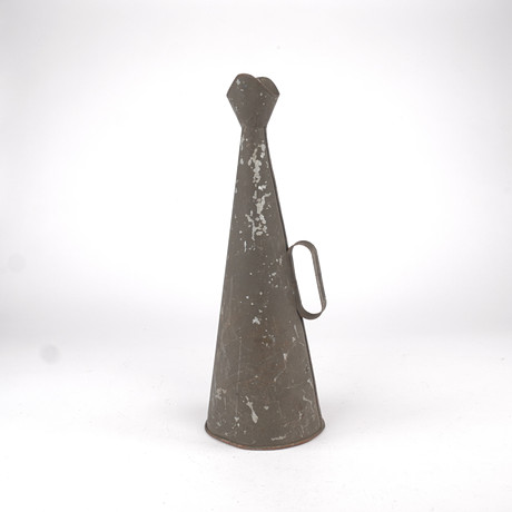 A zinc megaphone, Swedish Armed Forces, 20th century. Weapons ...