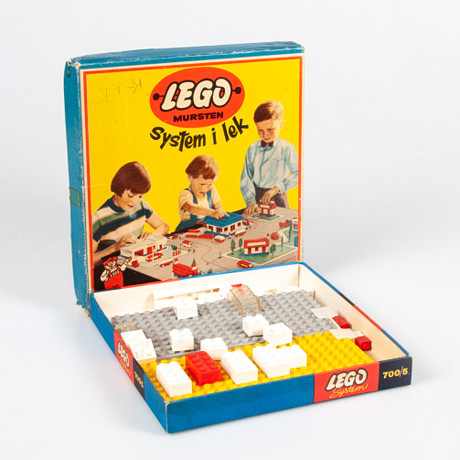 LEGO. 700/5, Mursten System i lek, 1950/60-tal. Leksaker - Leksaker ...