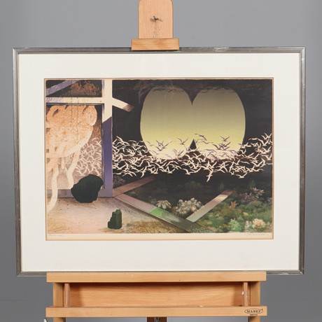 CO HULTÉN. LITHOGRAPH, signed. Art - Engravings & Prints - Auctionet