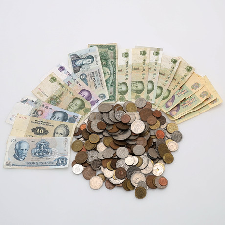 COINS & BANKNOTES, collection, various countries. Coins, Medals ...