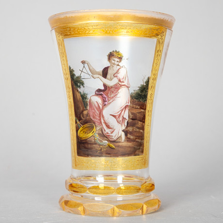 Ranft cup with the allegory of music, Bohemia, end of 19th century Jh ...
