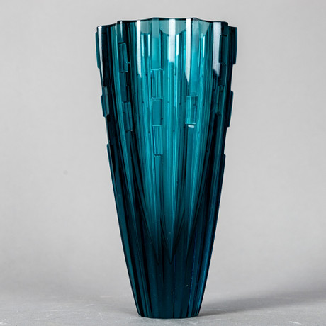 VLADIMIR ZAHOUR. Tillskriven. glasvas. Tjeckien, 1960-talet. Glas ...