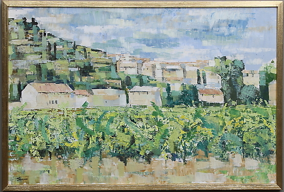 OLLE LARSSON. Öljy kankaalle, signeerattu. Taide - Maalaus - Auctionet