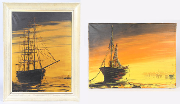 J PASSEUR (FRANSKA, 1900-TAL). Konst - Måleri - Auctionet