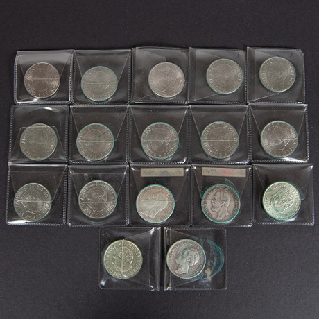 MYNT, Sverige, 2 kr, 17 st. Mynt, Medaljer & Frimärken - Mynt - Auctionet