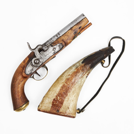 A SLAG LOCK PISTOL, 19th century. as well as KRUTHORN. Weapons ...