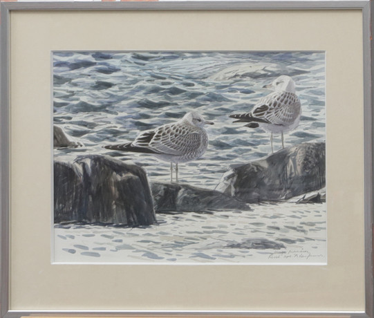 LARS JONSSON. AKVARELL, på papper, signerad, 1979. Konst - Måleri ...