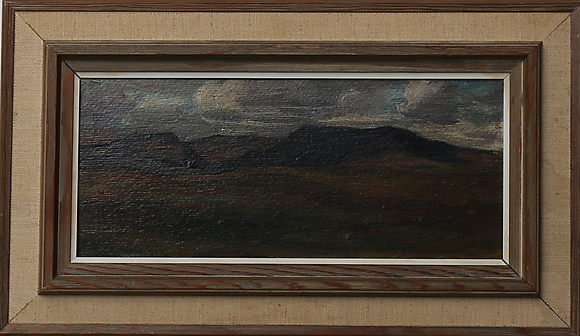 HELENA GLEICHEN. Berglandschaft. Öl auf Platte signiert Helena Gleichen ...