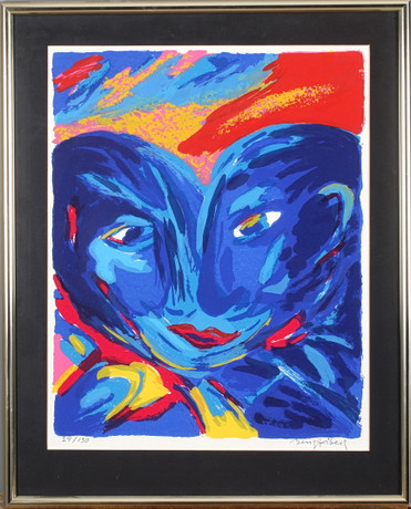 BENGT ÅBERG. “The Kiss”, lithograph, signed and numbered. Art ...
