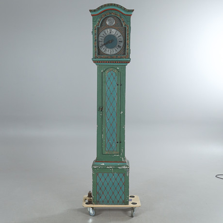 Floor clock,1700/19th century, clockwork marked Jonas Isak Engwall ...