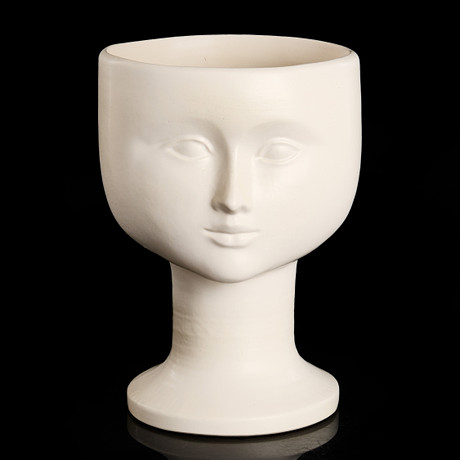 LISA LARSON, Face vase/outer lining, marked LISA L., MADE IN SWEDEN ...