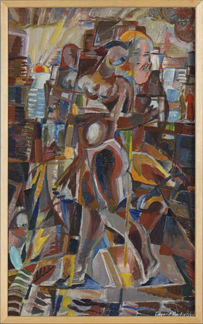 EDVARD ANDERSSON (1891-1967). Composition, oil on panel. Art ...