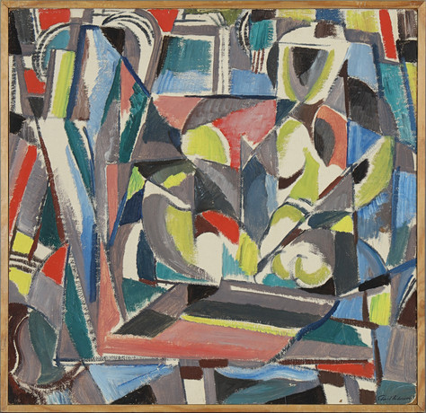 EDVARD ANDERSSON (1891-1967). Composition, oil on panel. Art ...