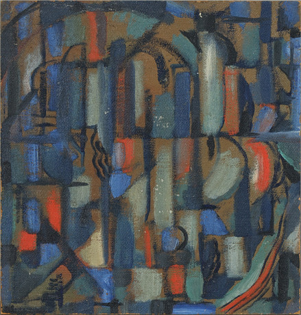 EDVARD ANDERSSON (1891-1967). Composition, oil on panel. Art ...