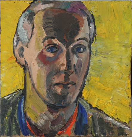 EDVARD ANDERSSON (1891-1967). self portrait, oil on panel. Art ...