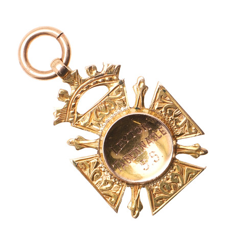 AN EARLY 20TH CENTURY 9CT GOLD MEDALION. Jewellery & Gemstones - Other ...