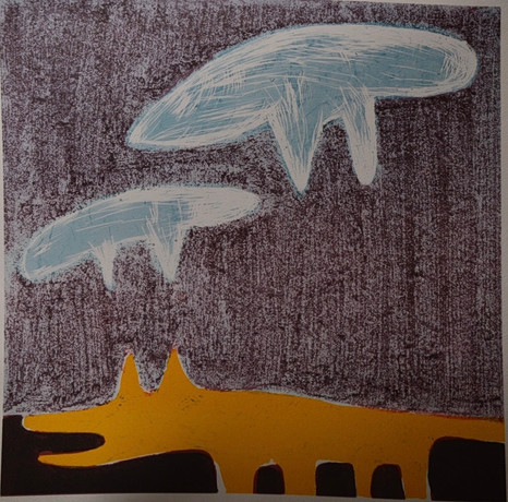 CAMILLA PYK. Färglitografi. Konst - Grafik - Auctionet