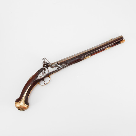 A French flintlock pistol, 18th century. Weapons & Militaria - Guns ...