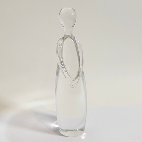 FOLKE LIVING. FIGURE IN GLASS. Glass - Utility glass - Auctionet