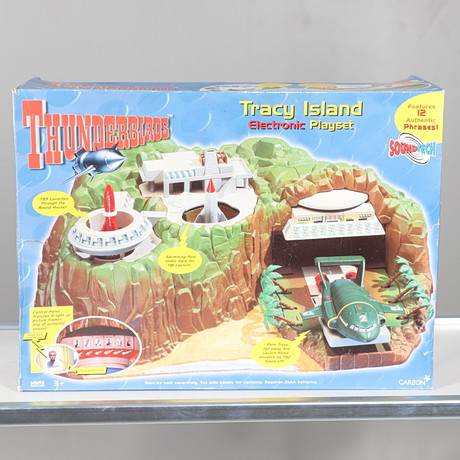 A BOXED "SOUND TECH" THUNDERBIRDS TRACY ISLAND ELECTRONIC PLAY SET ...