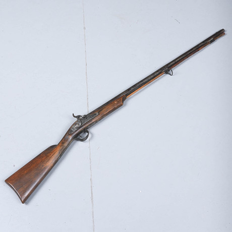 PERCUSSION LOCK RIFLE. 19th century. Weapons & Militaria - Guns ...