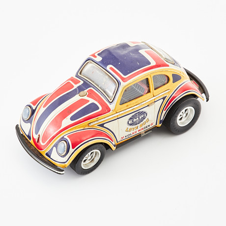 TAIYO, “Love bug”, toy car, sheet metal, Volkswagen Beetle EMPI, 1970s ...