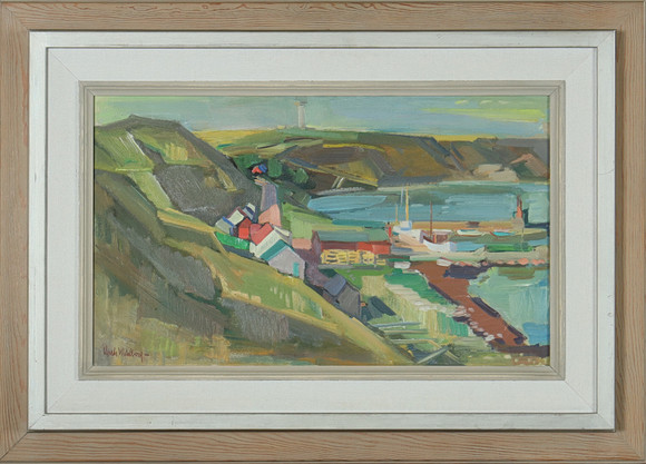 GERHARD WIHLBORG. “Coastal picture, Kåseberga”, oil on canvas. Art ...