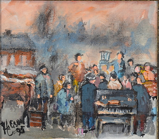 HARRY ERIKSSON. Oil on Board. Art - Paintings - Auctionet