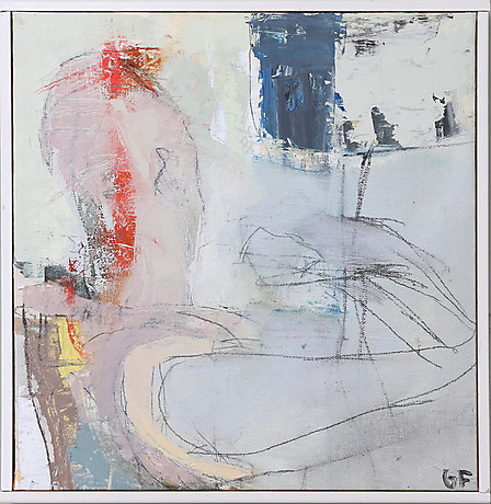 GUN FERLING. "Reflex", oil on canvas, signed GF. Art - Paintings ...