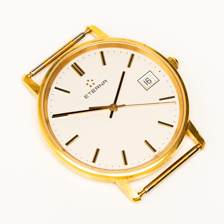 ETERNA, quartz, 18K gold case, 1990s. Clocks & Watches - Wristwatches ...