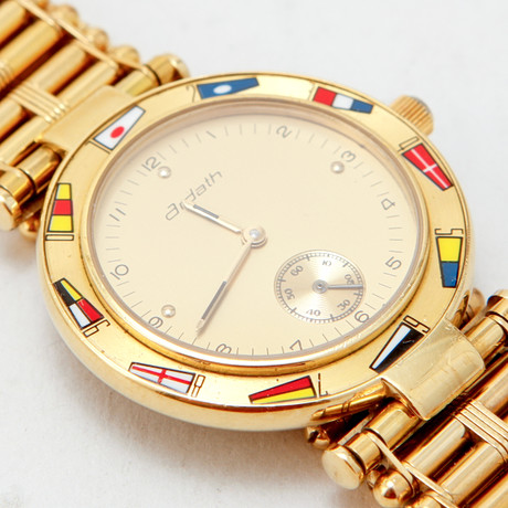 ARMBANDSUR, Ardath, Paul Ardent, stål/doublé, quartz, ca 1988. Klockor ...