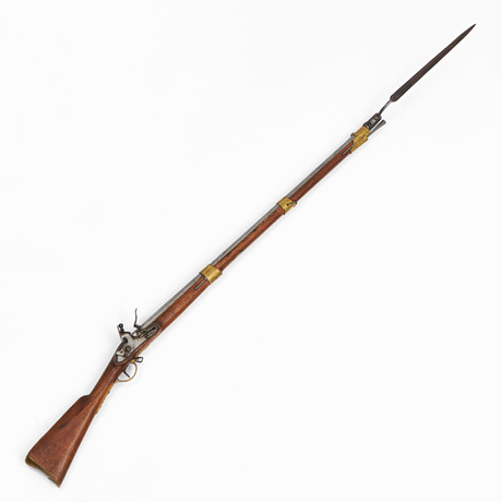 FLINTLOCK RIFLE, Swedish m/1815, Norrtälje. Weapons & Militaria - Guns ...