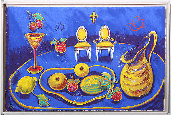 INGBRITT IRENE LAGERBERG. Mixed media, numbered 33/190, signed in i ...