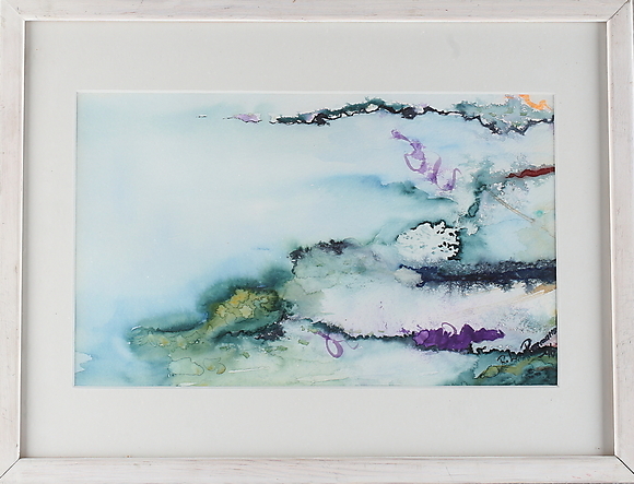 ROBERT L. RASMUSSEN. Composition, watercolour, signed and dated -96 ...