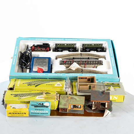 MÄRKLIN, ett parti b.la lok, räls och delar. Leksaker - Leksaker ...
