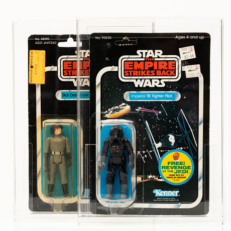 STAR WARS, Star Destroyer Commander samt Imperial Tie Fighter Pilot ...